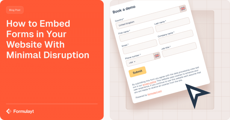 Embed Forms Seamlessly to Improve Conversion and UX